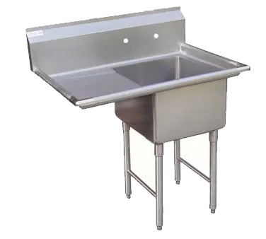 GSW USA SE15151L One Compartment Sink, 33-1/8"W X 21"D X 45"H