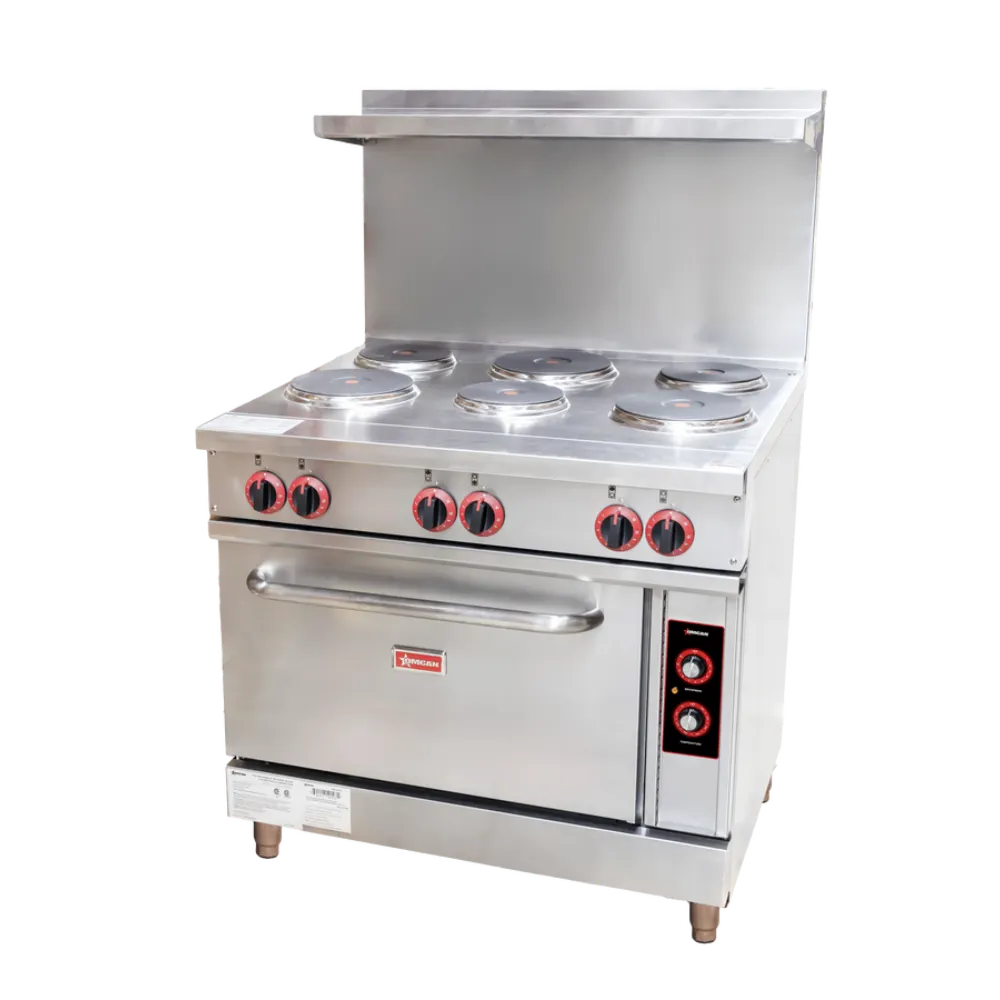 Omcan USA 48528 (Ce-Cn-0036-Et-1) Commercial Range, Electric, 36"W