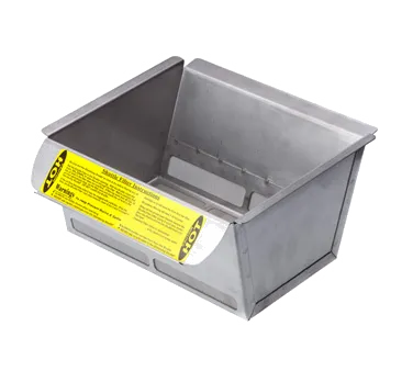 Shortening Shuttle 01-SS-SF-100 Shuttle Filter, drop-in, dishwasher safe
