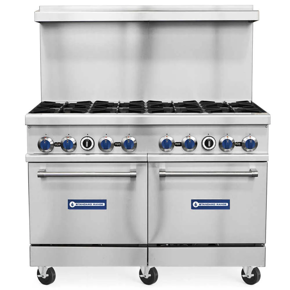 Standard Range SR-R48 48" Gas Restaurant Range - (8) Burners