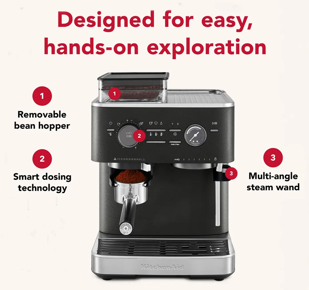 KitchenAid KES6551BK Espresso Cappuccino Machine
