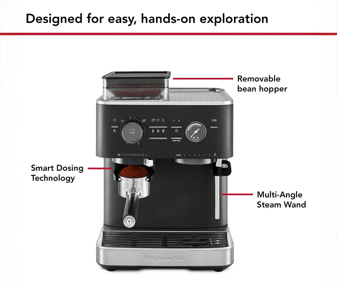 KitchenAid KES6551BK Espresso Cappuccino Machine