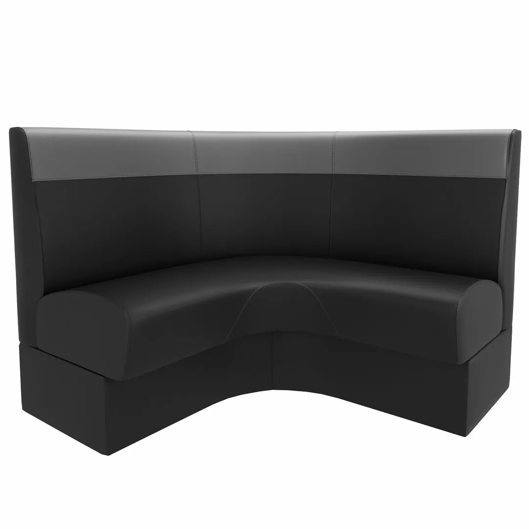 QA Group QAB-CAS-CNR-HR Cascade Collection Banquette Booth, Upholstered Back