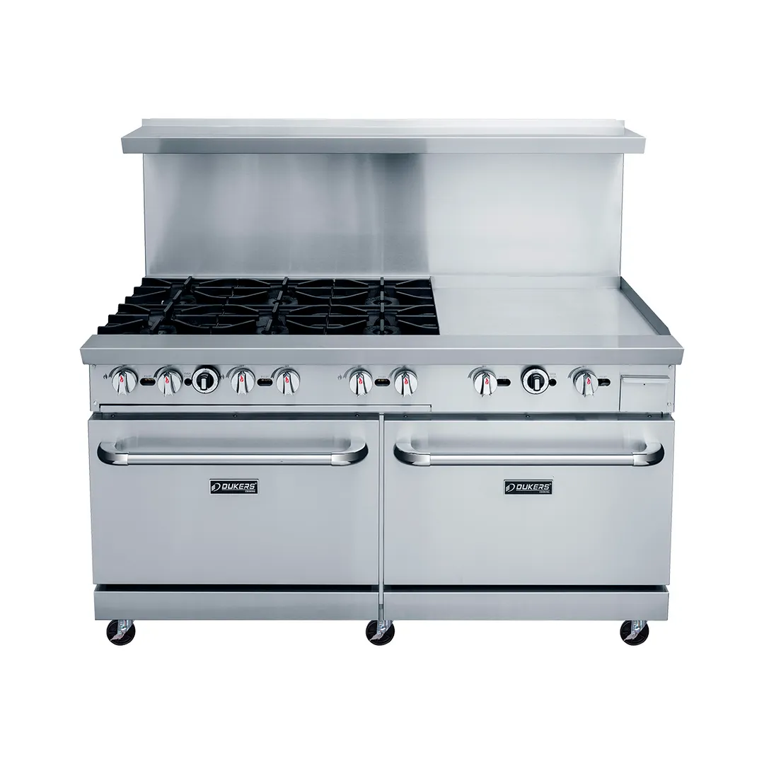 Dukers Appliance Co DCR60-6B24GM 6 Burners 60" Gas Range