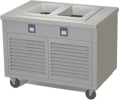 Duke THCF-76SS Thurmaduke™ Hotcoldfreeze Unit, Mobile, 76"W X 32"D X 36"H