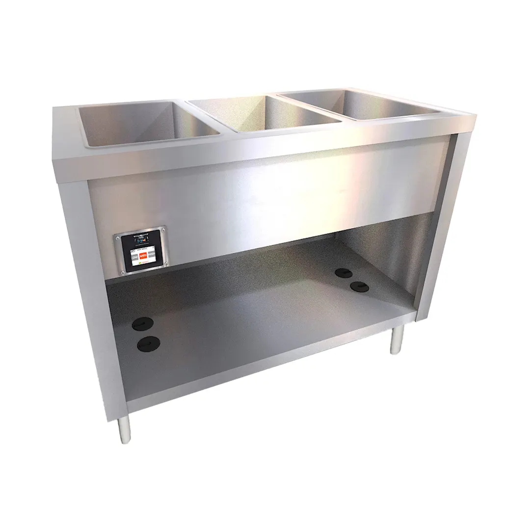 Duke E303-WW-25SS 46" Aeroserv™ Ganged Waterless Well Hot Food Unit