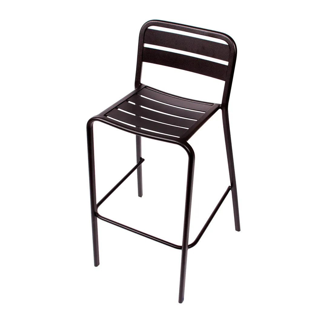 BFM Seating DV552BL Vista Stacking Barstool, Outdoor/Indoor, Ladder ...