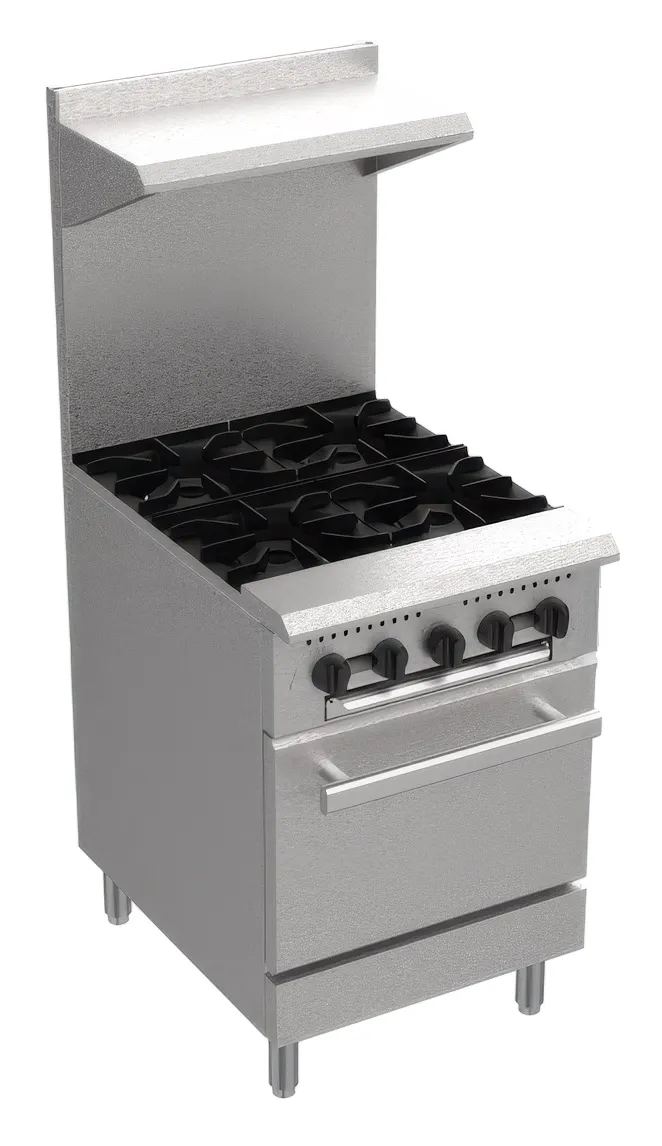 Serv-Ware SGR-4B-LP-SA Gas 24" Restaurant Range