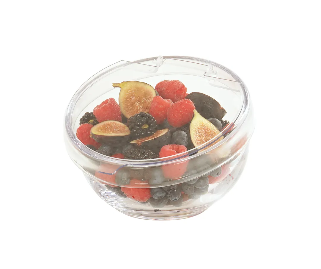 Cal-Mil 23809-6LID Plastic Lid 6" x 1" with Hinge for Bowls