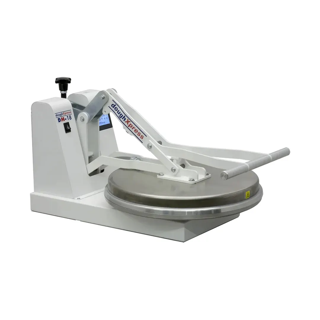 DoughXpress DM-18-120 Manual Pizza Dough Press, 18" Diameter, Heated ...