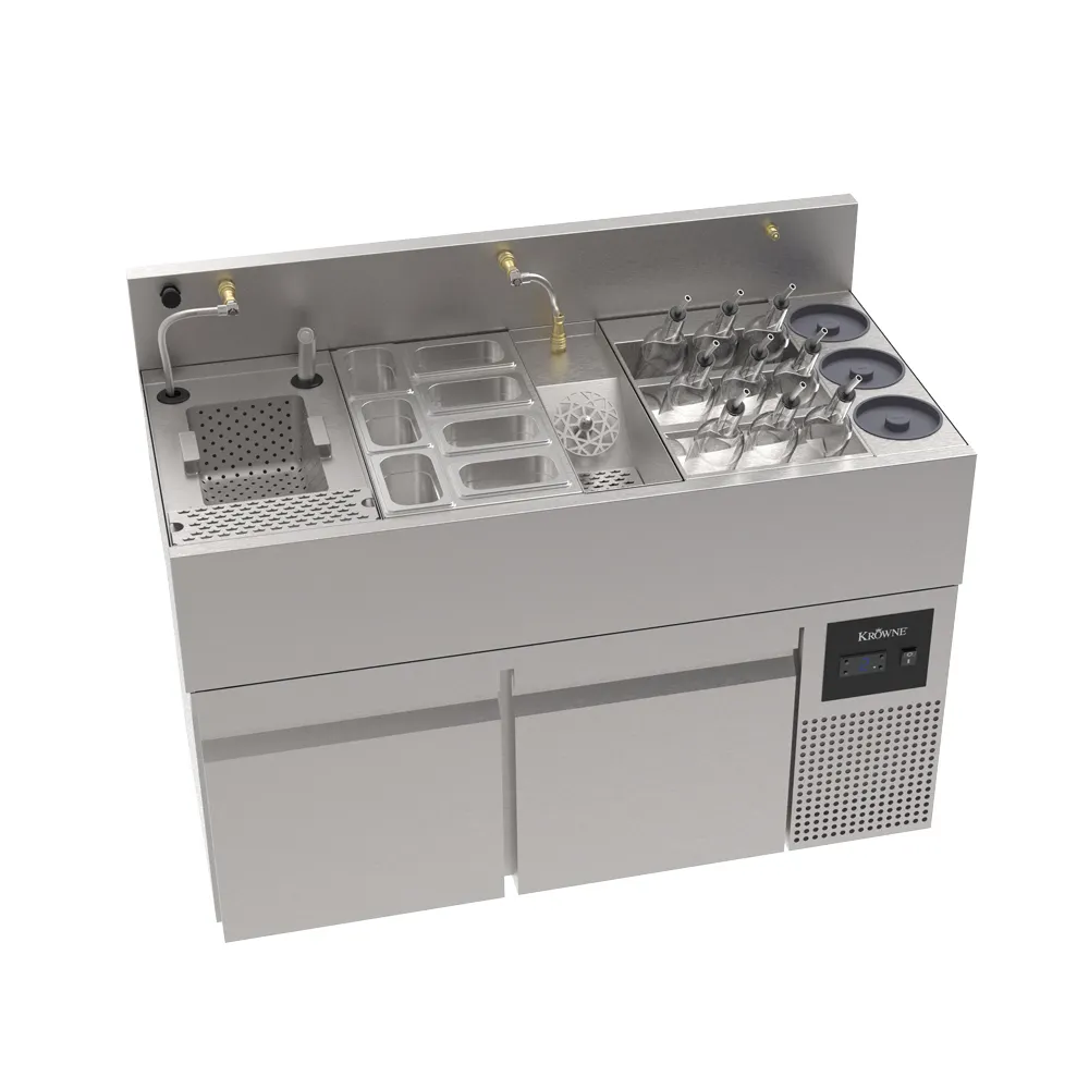 Krowne MW48R-OC Blender Station Underbar Ice Bin/Cocktail Station