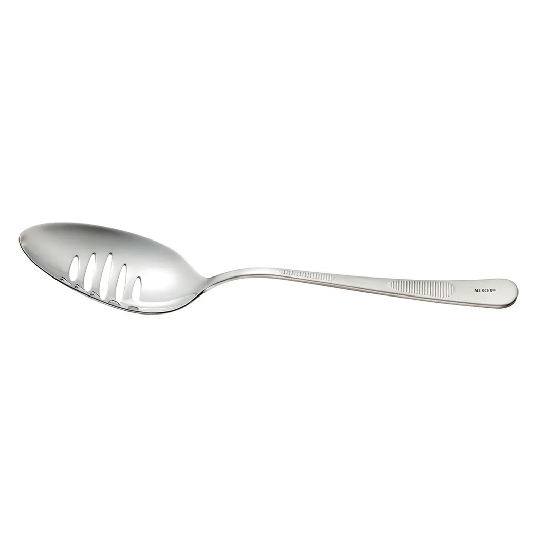 Mercer M35139 Plating Tool – 9" Slotted Bowl Stainless Steel