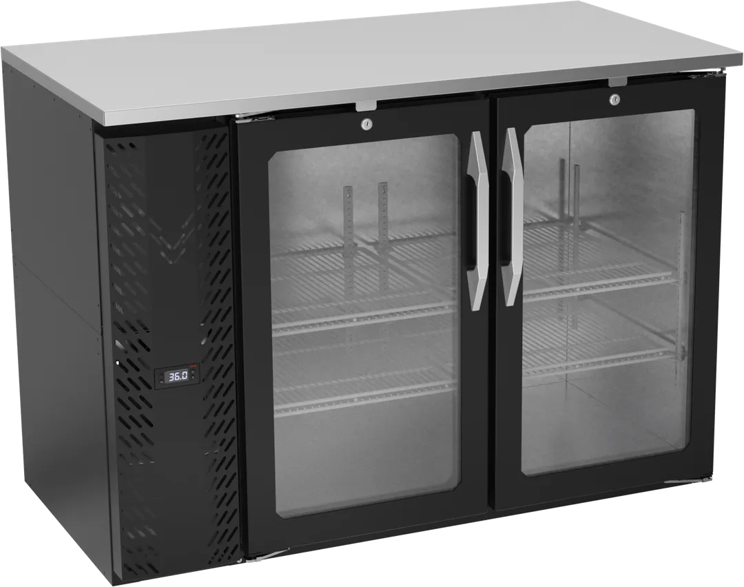 Victory VBBN48HC-G-B Refrigerated Back Bar Cabinet