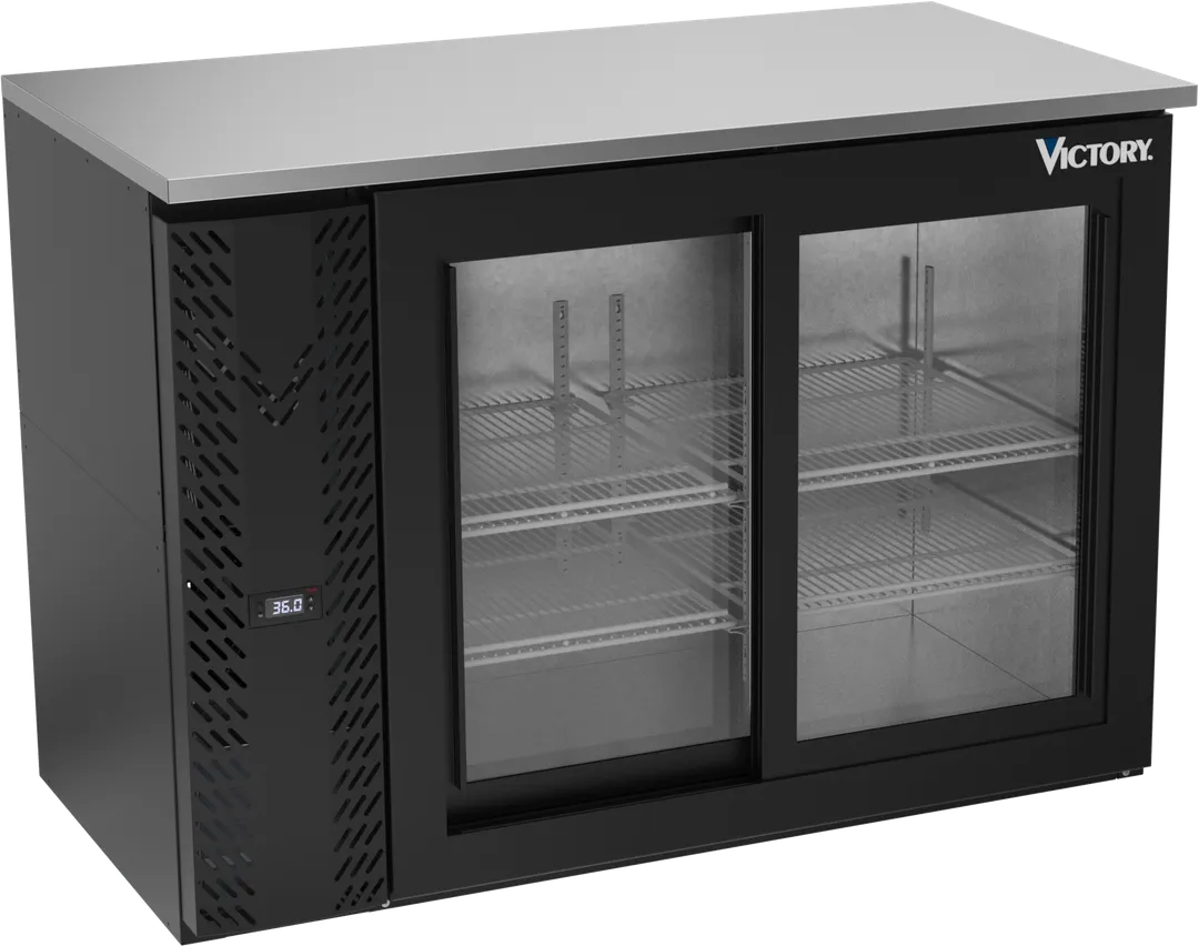 Victory VBBN48HC-GS-B Refrigerated Back Bar Cabinet