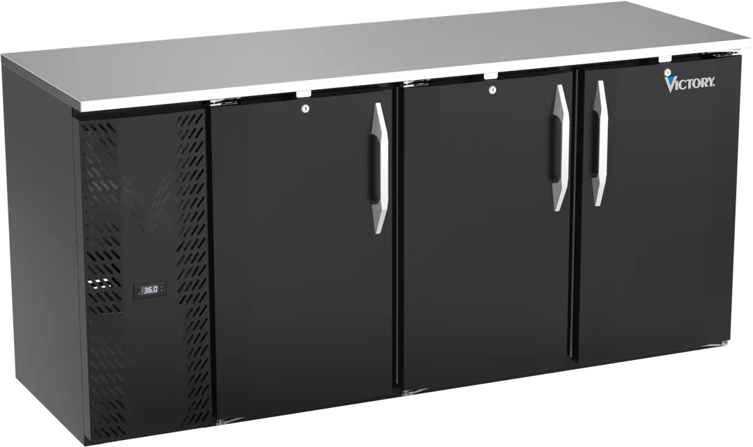 Victory VBBN72HC-B Refrigerated Back Bar Cabinet