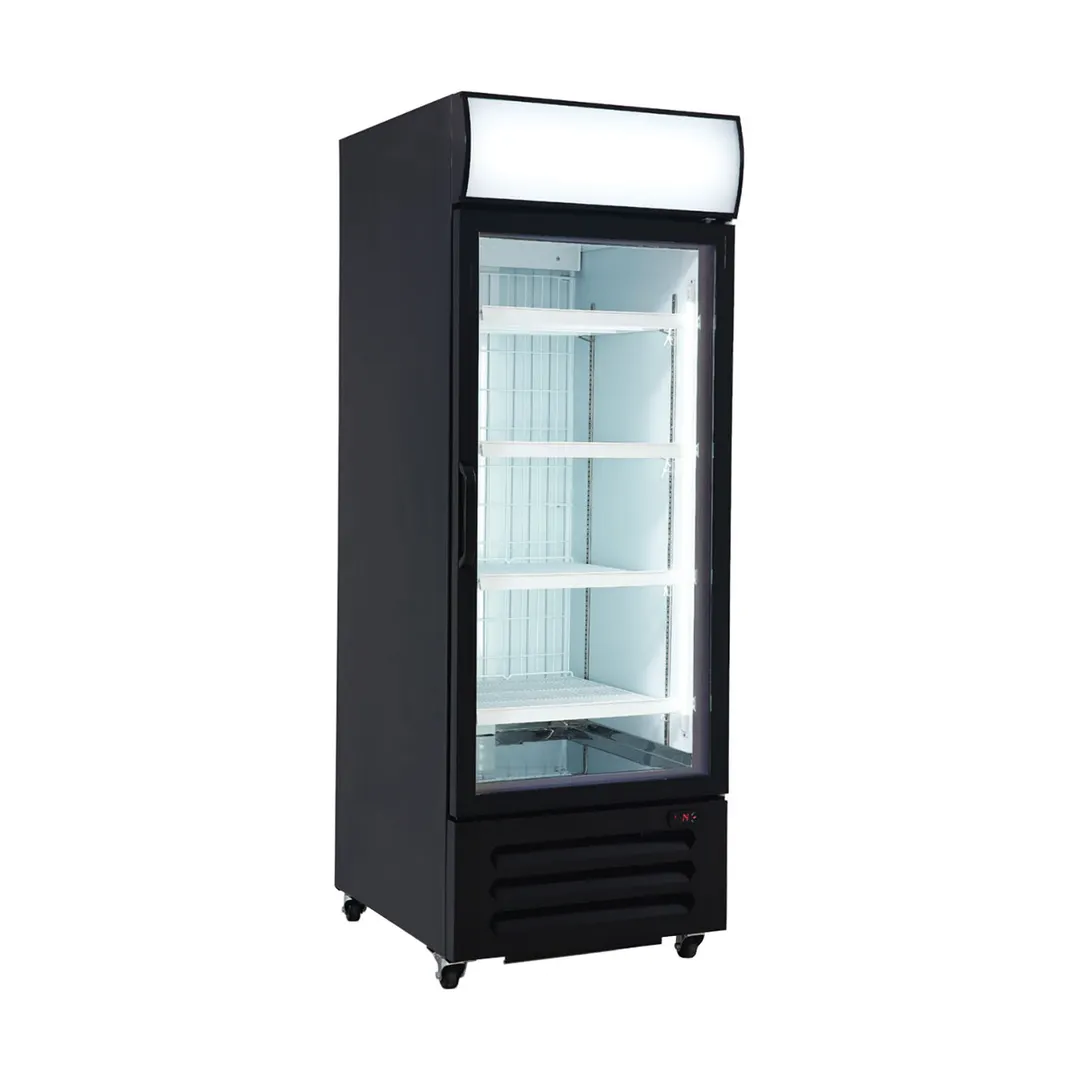 Excellence TKO-21 Glass Door Refrigerator 21.4 cu ft 1/5 HP