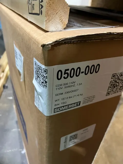 Somerset CDR-500 Countertop Dough Sheeter, 20" Synthetic Roller