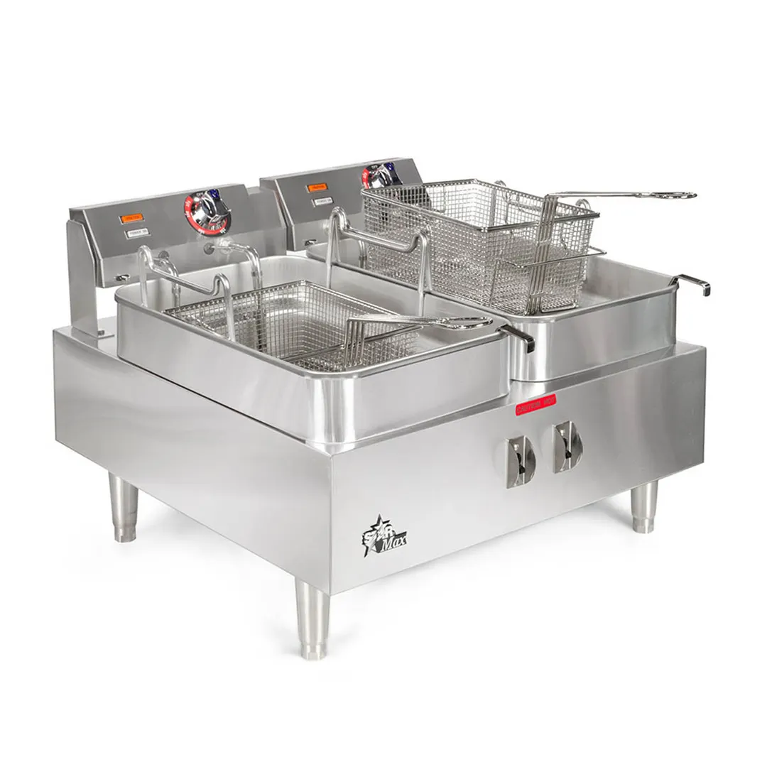 Star 530TF Countertop Split Pot Electric Fryer 30 Lb