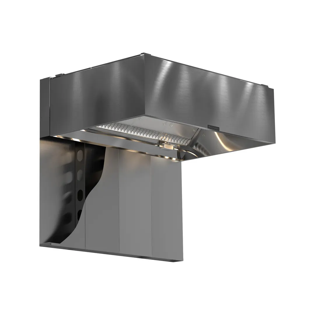 Accurex XBBW Commercial Canopy Exhaust Hood w/ Back Supply Plenum