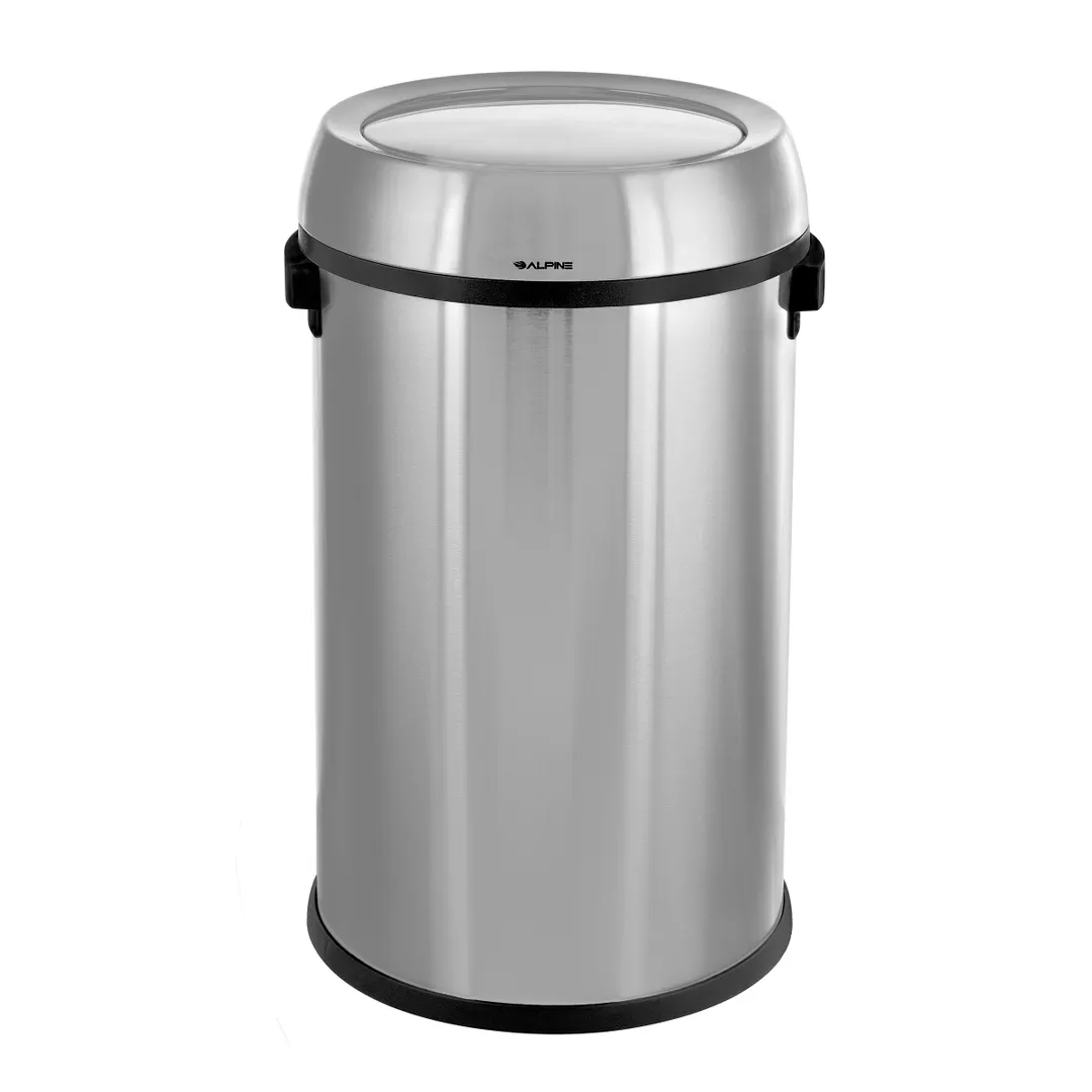Alpine Industries ALP470-65L-1 Trash Can, 17 Gallon (65 Liter)