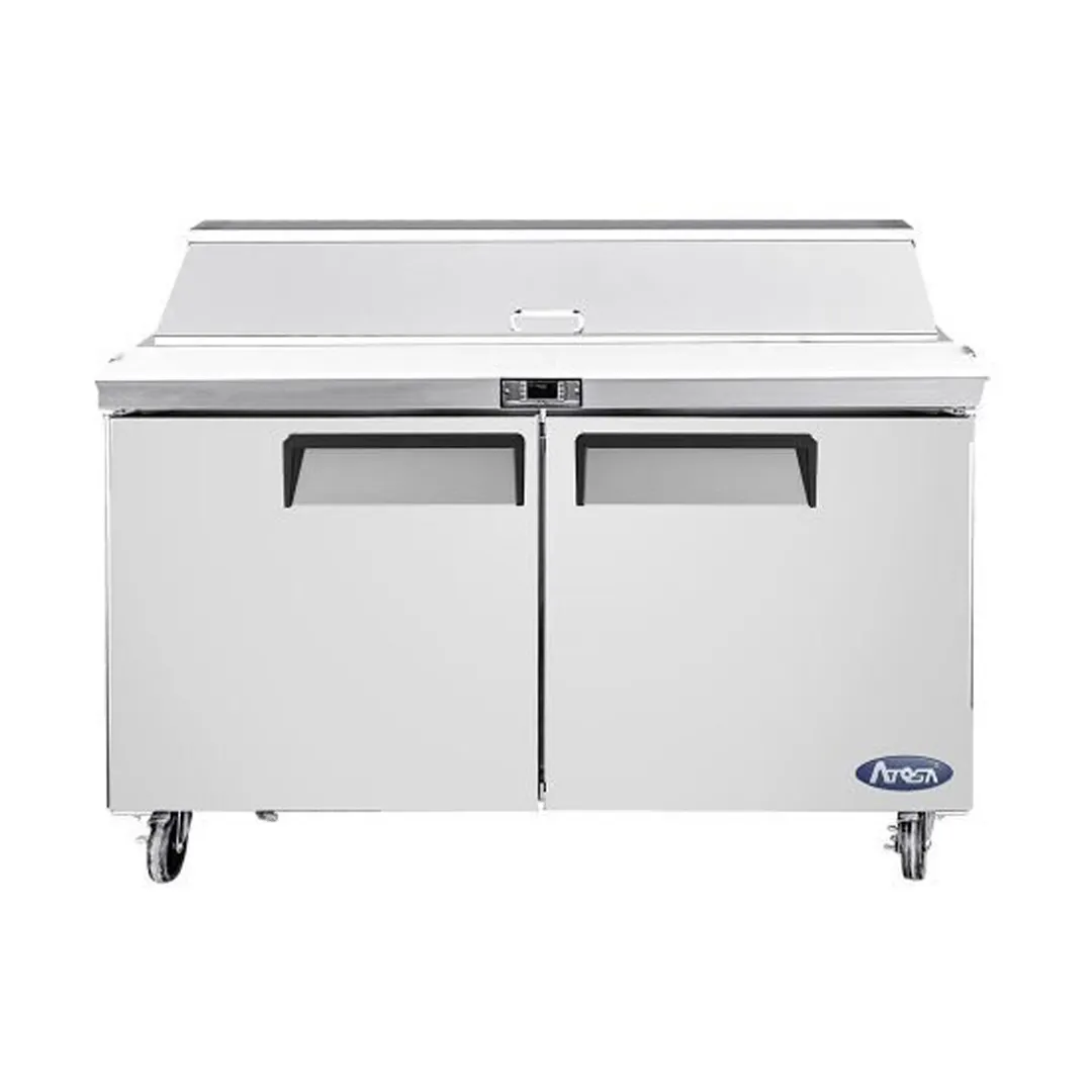 Atosa USA MSF8302GR 48" 2-Section Sandwich Salad Prep Table