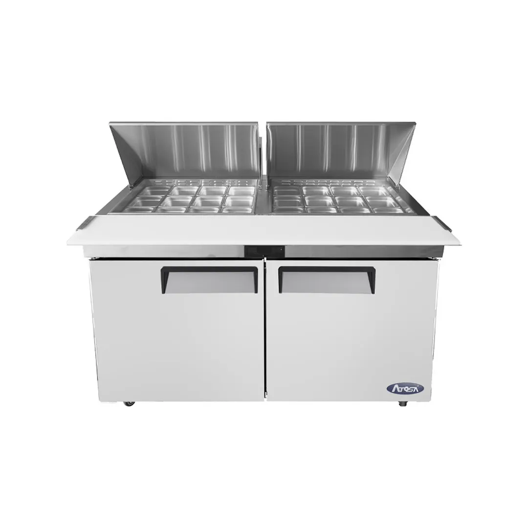Atosa USA MSF8307GR 60" 2-Section Sandwich/Salad Prep Table