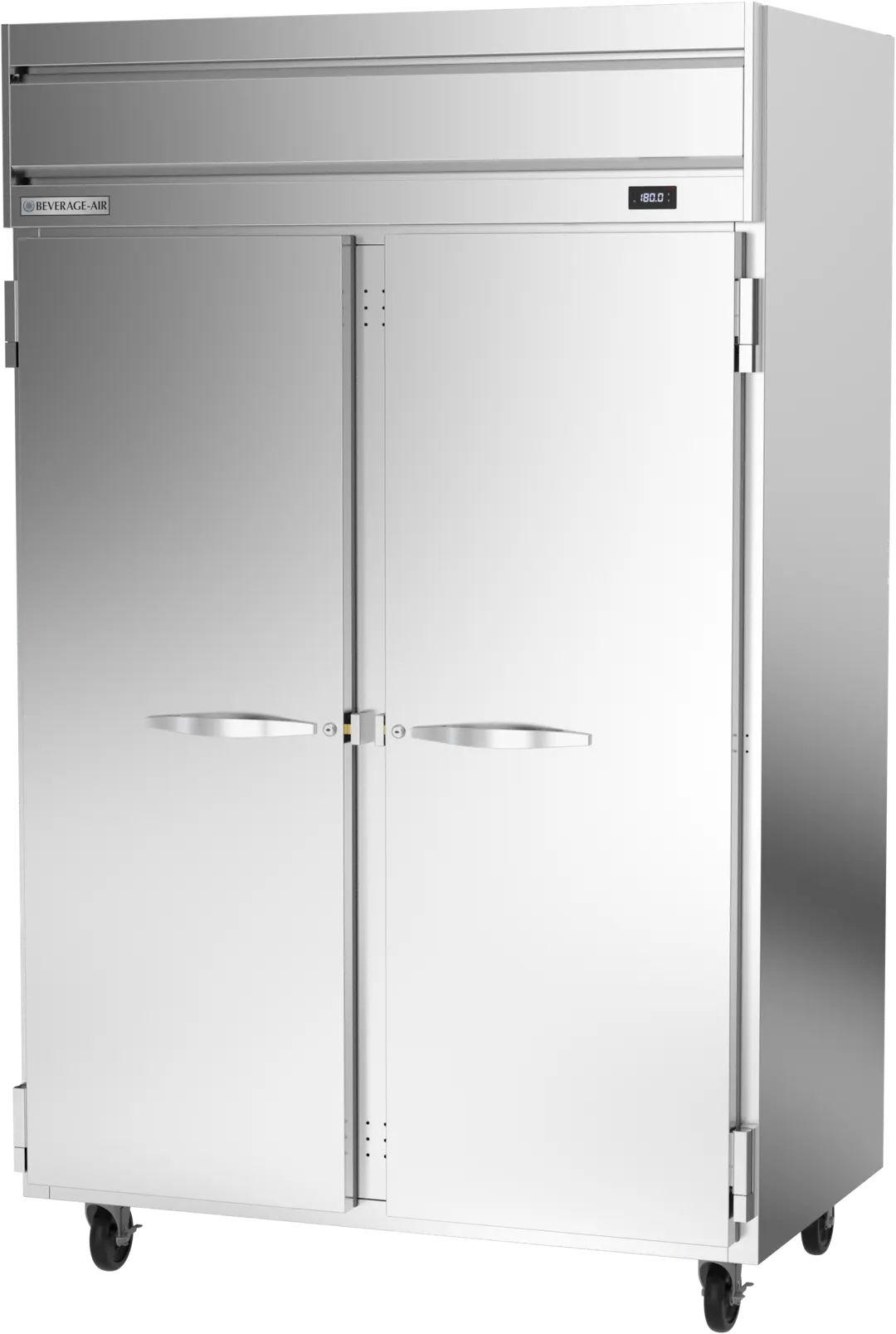 Beverage Air HH2-1S Two Section Solid Door Reach In Warming Cabinet, 45 ...