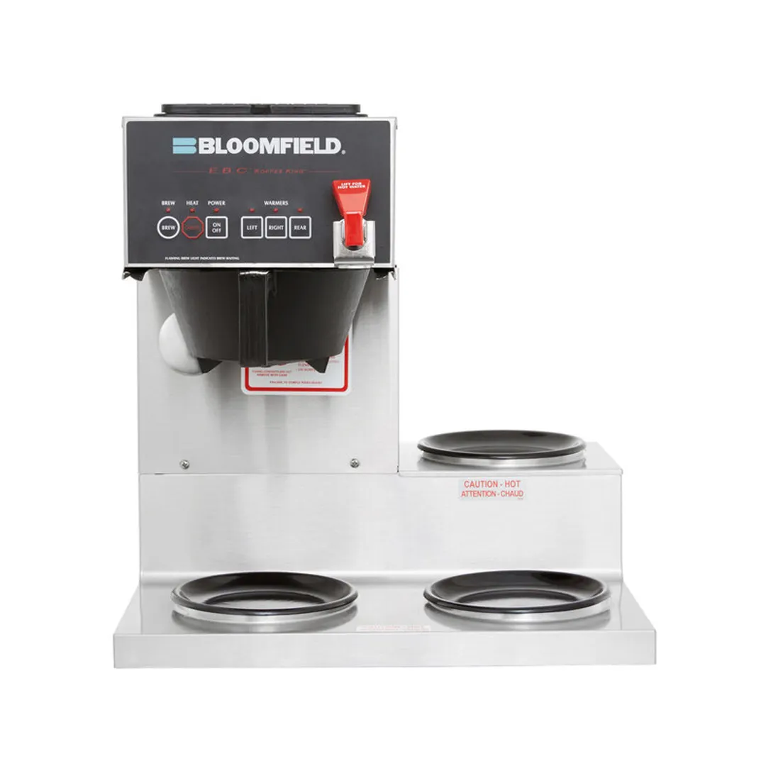 Bloomfield 1072D3F-120V E.B.C.™ Coffee Brewer, (3) Warmers (All Lower)