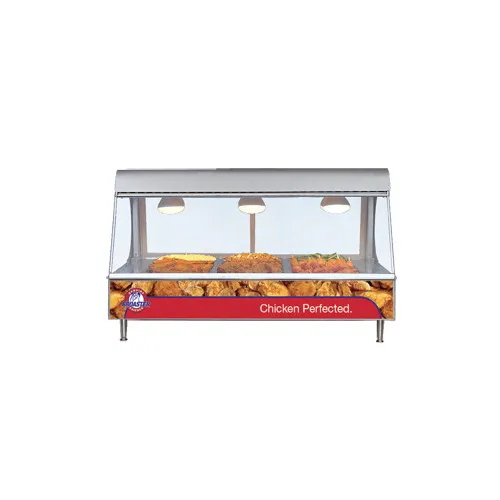 Broaster PERFECT HOLD DELI CASE, 4'- 86046 Floor Model Heated Deli ...