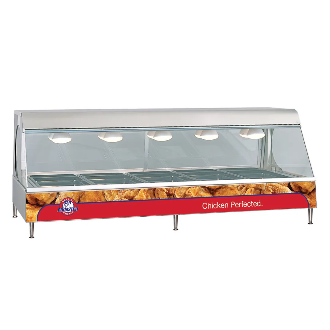 Broaster PERFECT HOLD DELI CASE, 6' - 86064 Floor Model Heated Deli ...