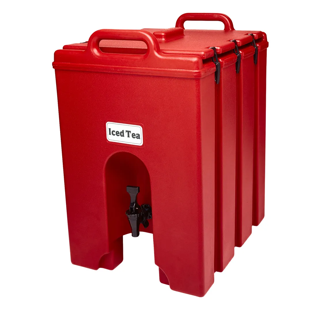 Cambro 1000LCD158 Hot Red Insulated Carrier 11.75 Gal NSF