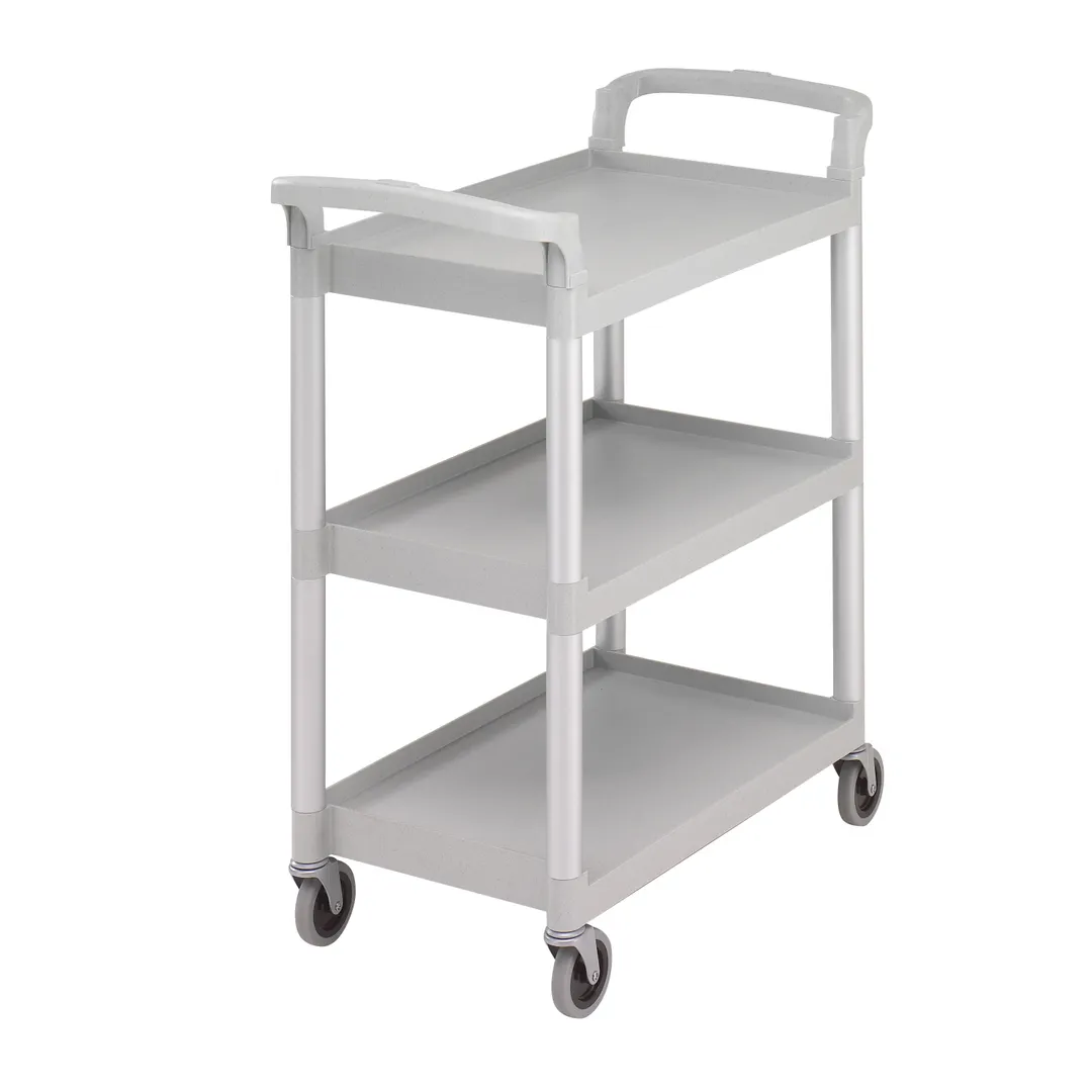 Cambro Polyethylene 3-Shelf Service Cart w/ 300 lb Capacity - BC331KD480