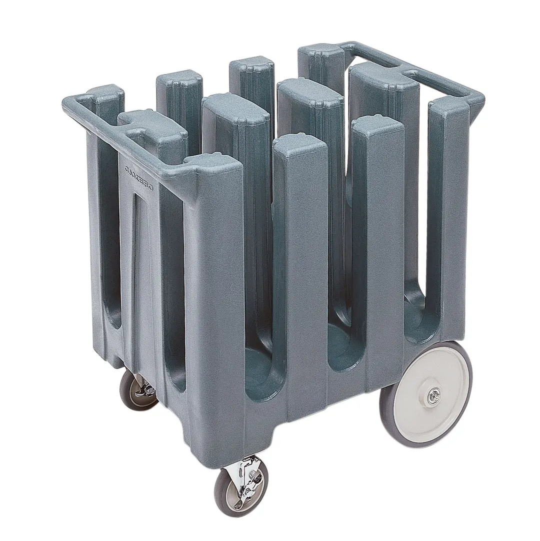 Cambro DC700191 Dish Dolly Cart, 360 Plates, Granite Gray