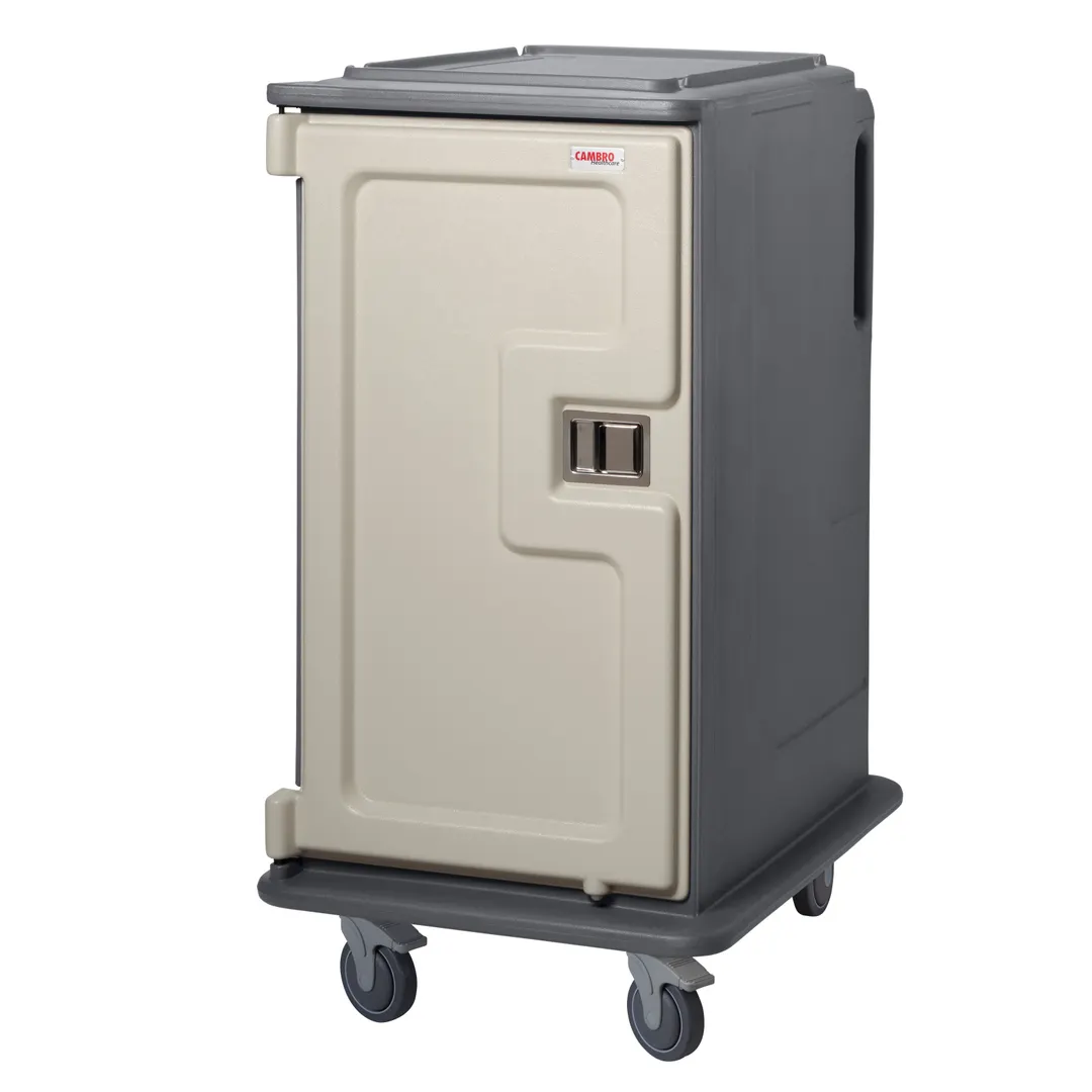 Cambro Granite Gray 16 Tray 2 Compartment Meal Delivery Cart ...