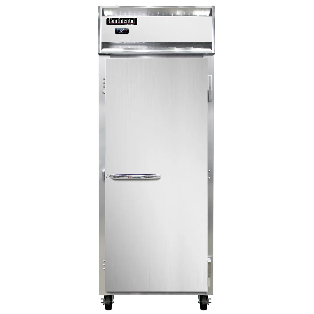 Continental 1RENSA 1-Solid Door Reach-In Refrigerator