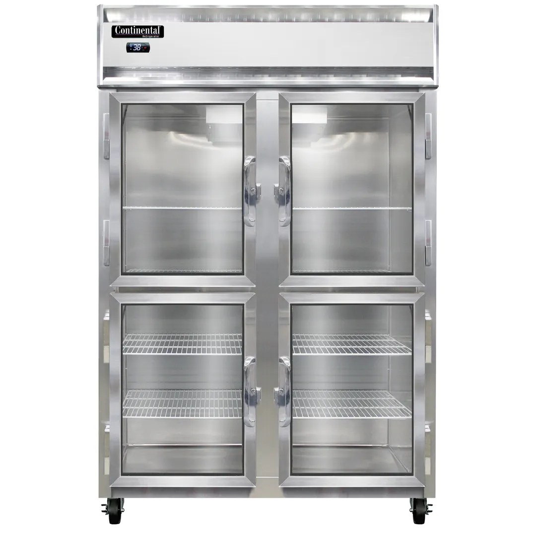 Continental 2RNGDHD 52" 2-Section Reach-In Refrigerator