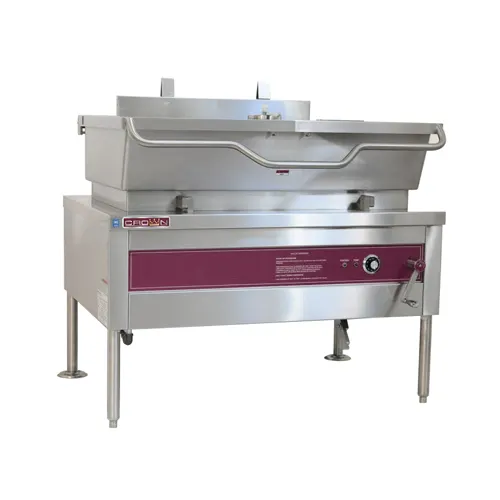 Crown ES-40 Electric Tilting Skillet Braising Pan w/ 40 Gallon Capacity ...