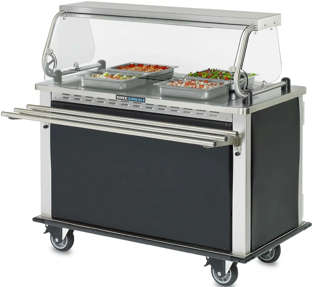 Dinex DXCMTXHR 52" MealtimeXpress™ Delivery Cart