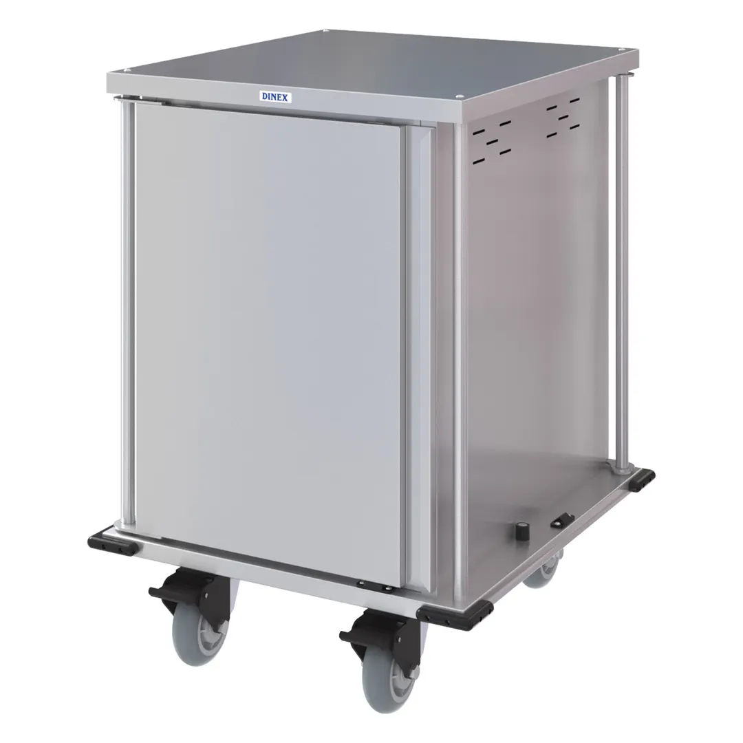 Dinex Stainless Steel 12 Trays TQ Compact Meal Delivery Cart ...