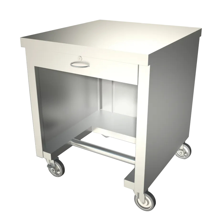 Duke TCS-30SS Cashier Stand, 30"W Stainless Steel NSF
