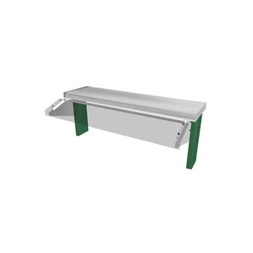 Duke TS530-60-1SN Thurmaduke™ Designer Sneeze Guard, 59-3/4"W X 13"D X 18"H