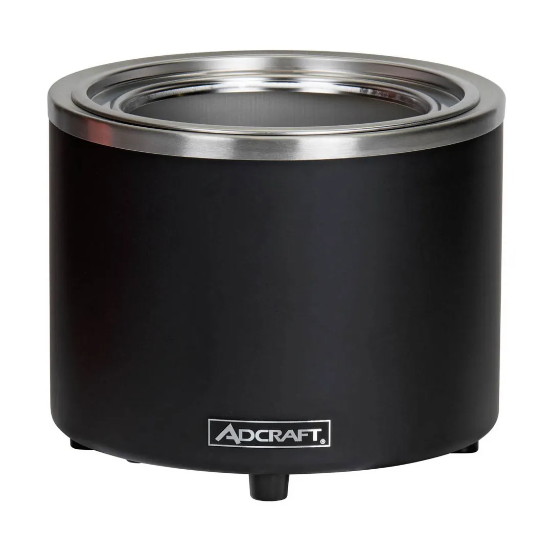 Adcraft FW-1200WR/B Countertop Round Food Cooker/Warmer