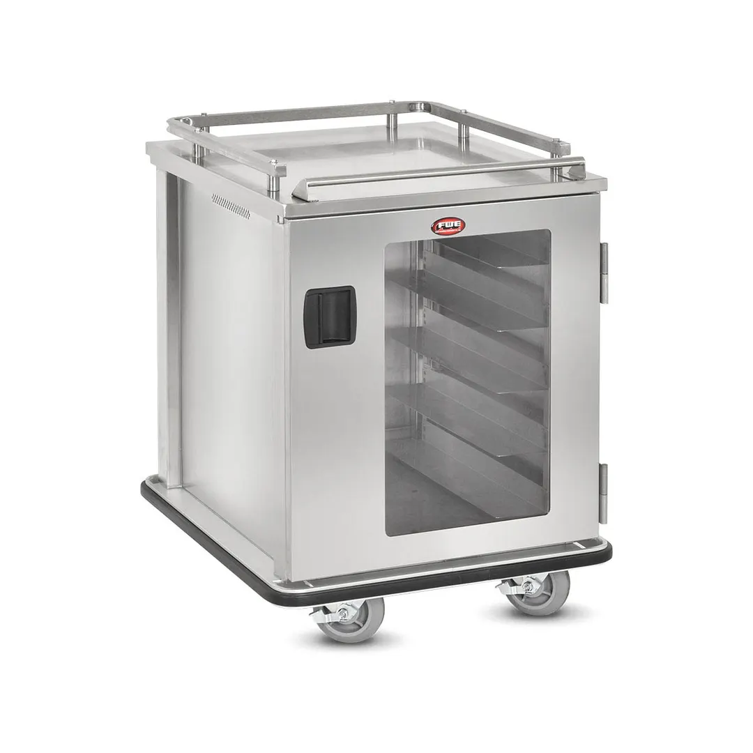 FWE Stainless Steel 10 Tray Mobile Patient Meal Delivery Cart - ETC-1520-10