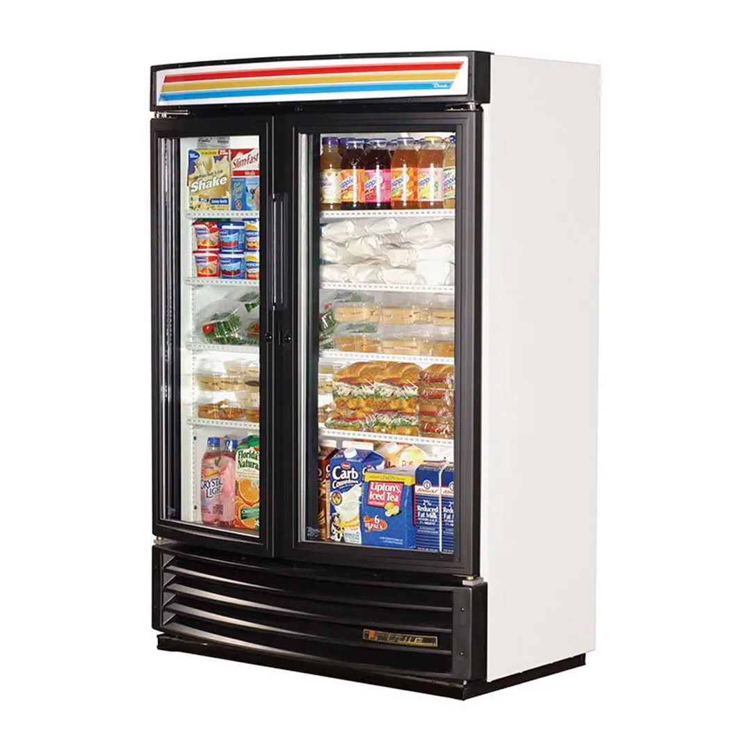 True GDM-35SL-RF-HC-LD 39" Radius Front Merchandiser