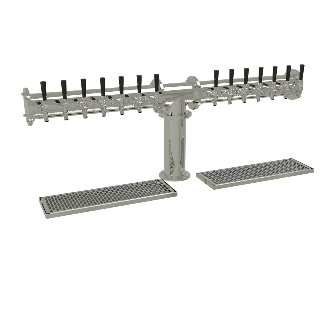 Glastender PT-14-MFR Pipe Tee Draft Dispensing Tower
