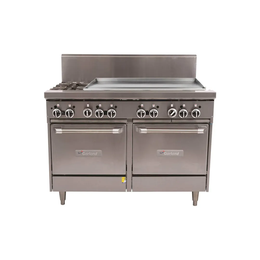 Garland US Range U60-2G48RR 60" Gas Restaurant Range, 2 Open Burners ...
