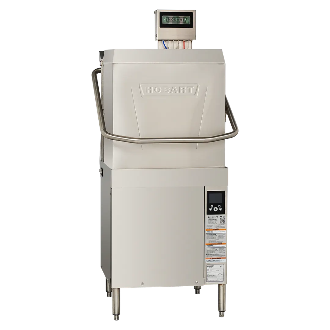 Hobart AM16SCB-16 36.5" Door Type Dishwasher, 72 Racks/Hr -47.9 Gal/Hr ...