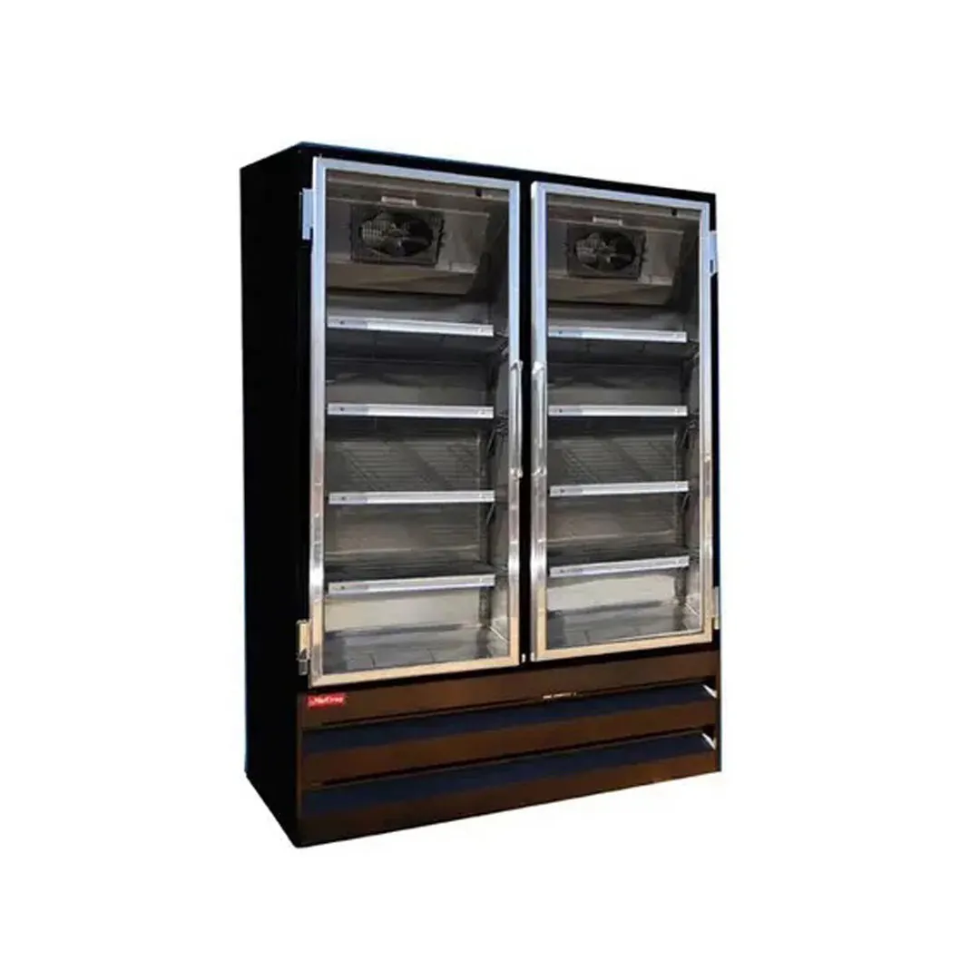 Howard-McCray GR42BM-B 2-Glass Door Merchandiser Refrigerator