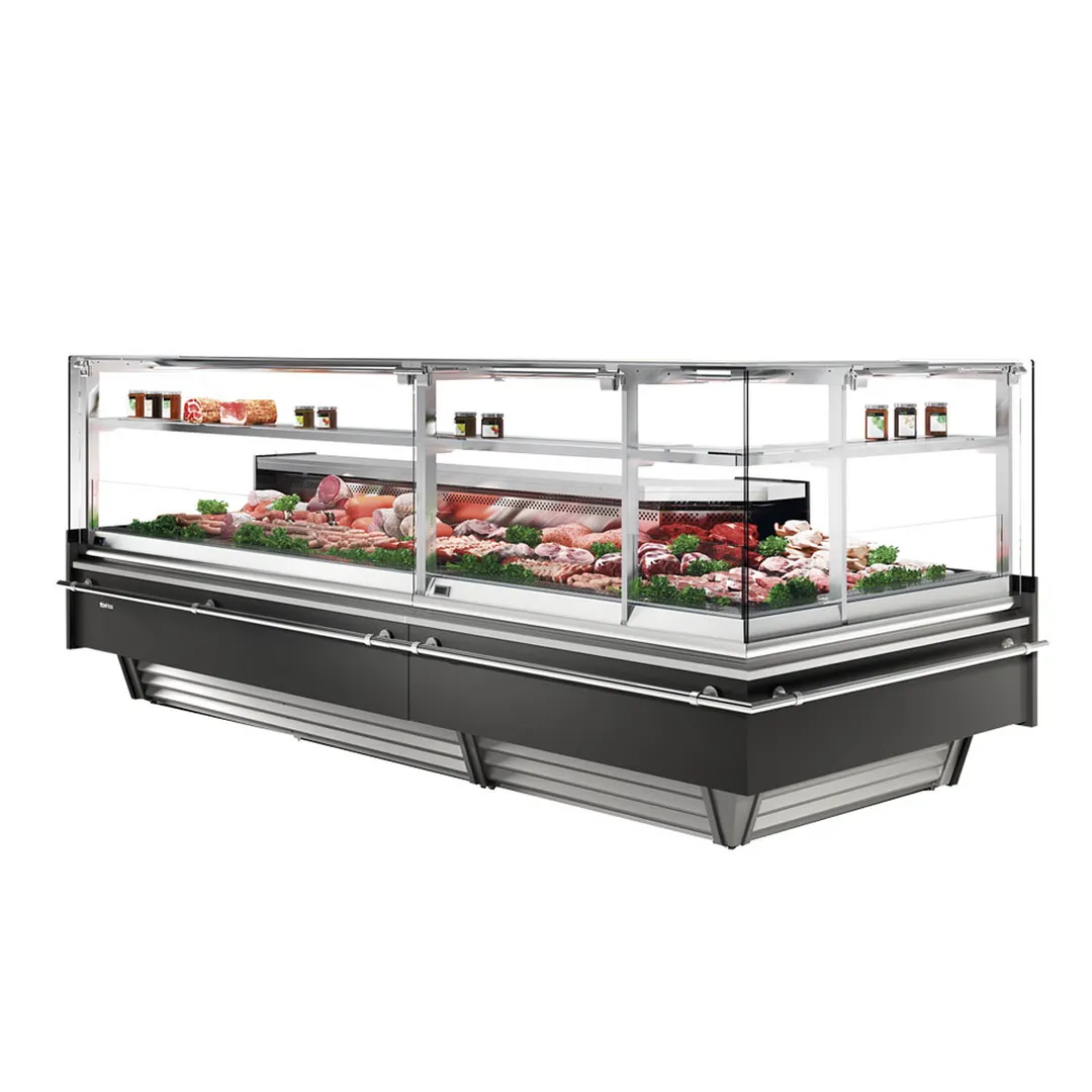 Infrico USA IDC-VBC90AARSCP 73" Red Meat Deli Display Case