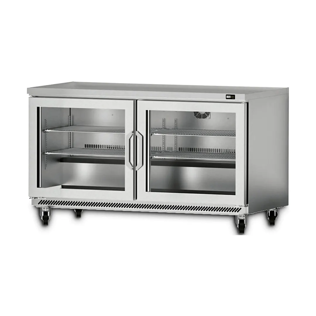 Infrico USA IUC-UC60RCR 60" 2-Door Undercounter Refrigerator